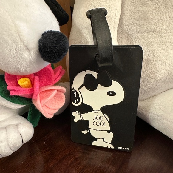 Peanuts | Bags | Peanuts Snoopy Vintage 3d Silicone Luggage Bag Name ...